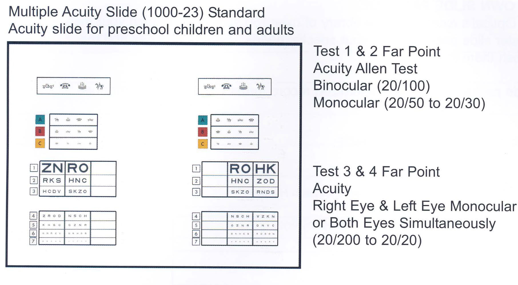 Test Slides Optec 1000P - Stereo Optical