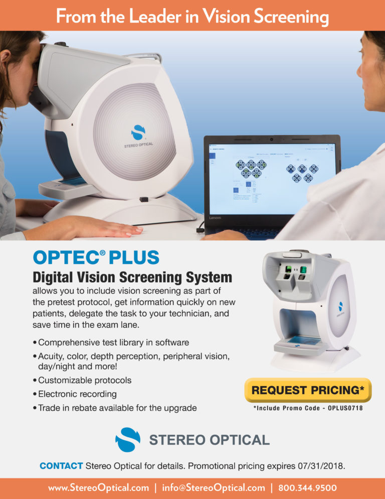 Upgrade Vision Screening in Your Practice Now - Stereo Optical