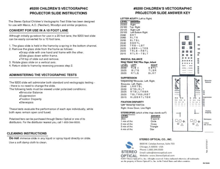 Score Keys - Stereo Optical