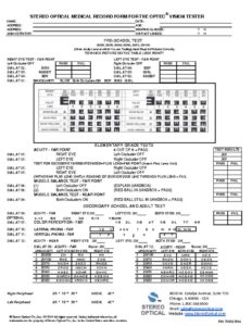 Record Forms - Stereo Optical