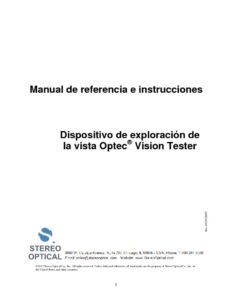 Manuals - Stereo Optical