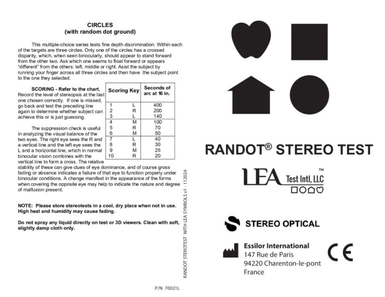 Stereo Randot LEA - Stereo Optical