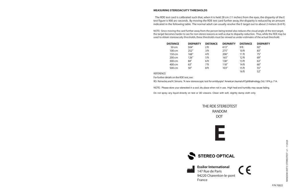 Manuals - Stereo Optical